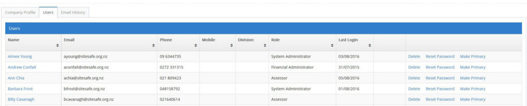 SiteWise - Contractor Prequalification System Help